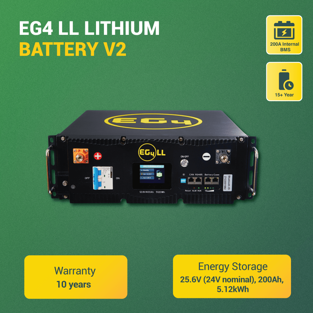 EG4 LL Lithium Battery (V2) | 24V 200AH | Server Rack Battery - Eagle Solar Supply